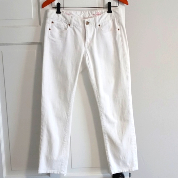 Lilly Pulitzer | Jeans | Lilly Pulitzer Palm Beach Slim Cropped Jean ...